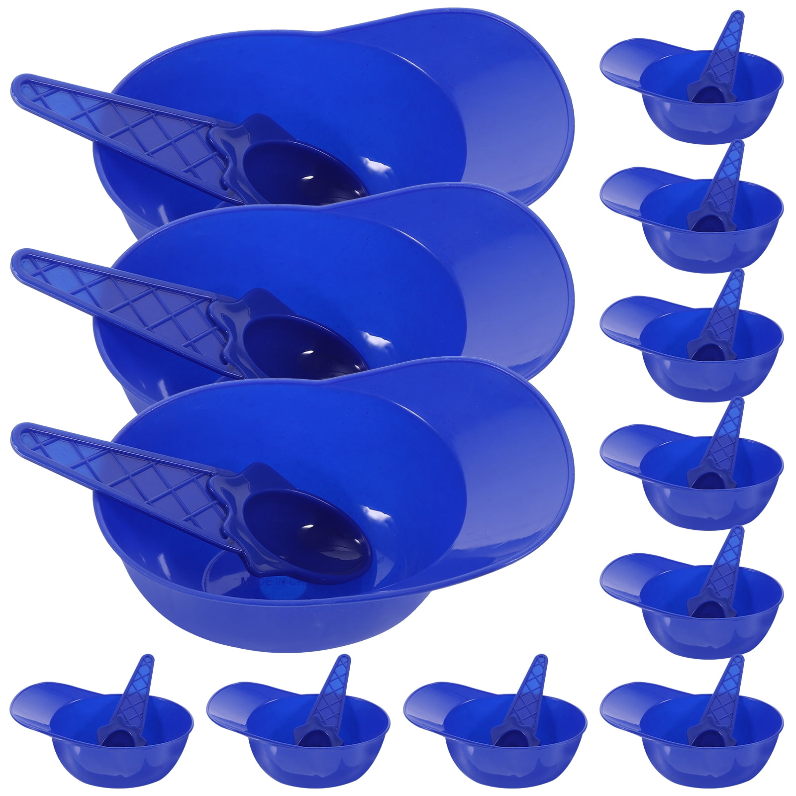 Raindrops 12 Sets Baseball Hat Shape Bowls with Spoons Ice Cream Bowls ...