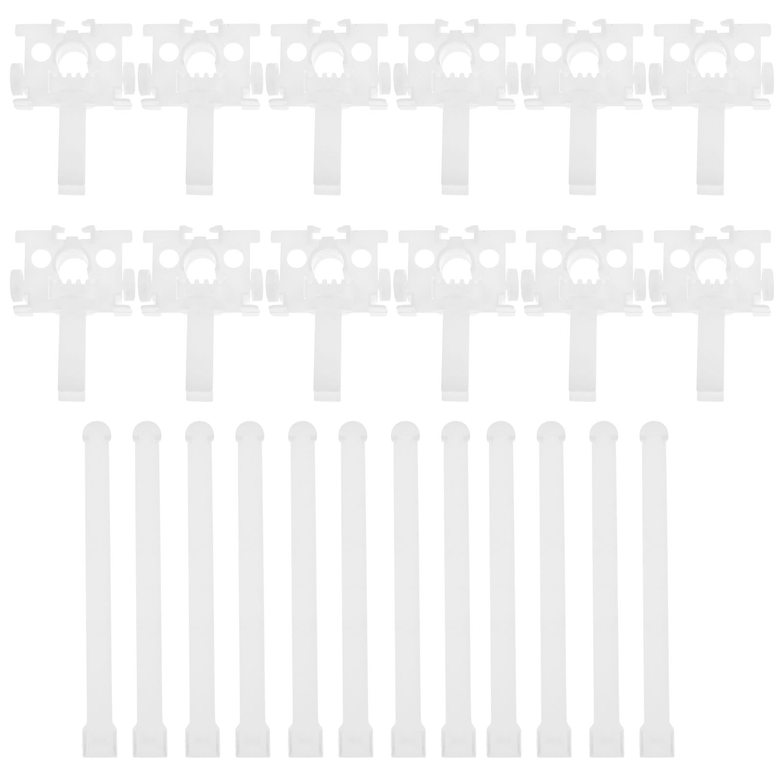 12 Sets Vertical Blind Carrier Replacement Clip Slats Blinds Repair Kit ...
