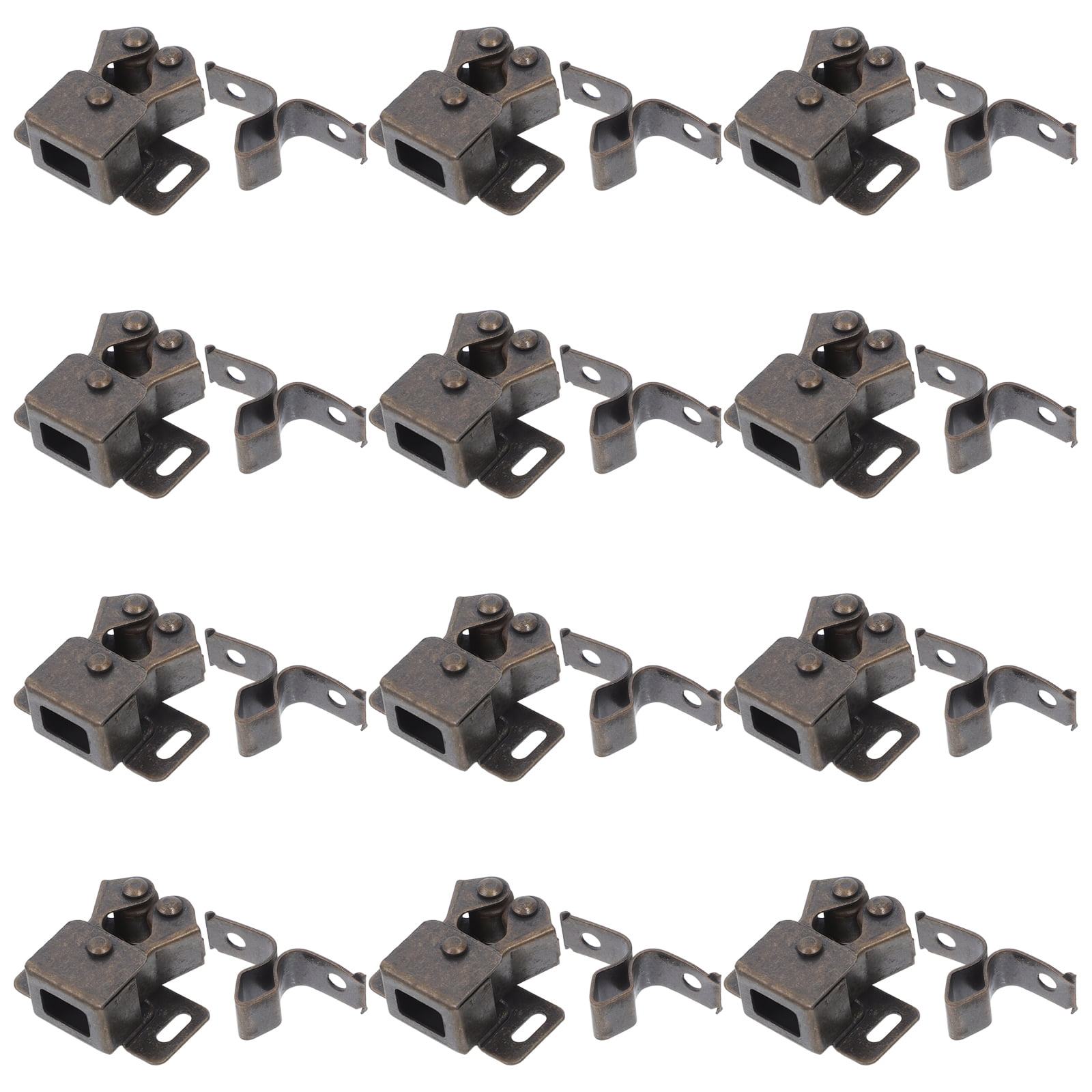 12 Sets Door Catches Hardware Roller Catch Cabinet Latch Closet Latch ...