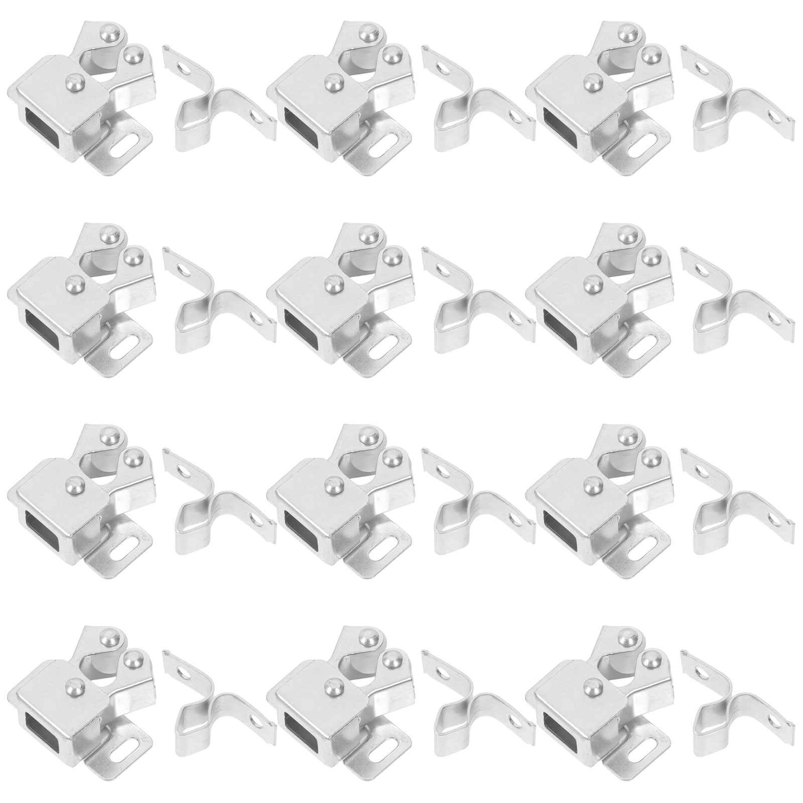 12 Sets Wardrobe Door Switch Drawer Hardware Double Roller Catch Ball ...