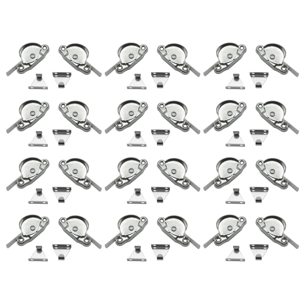 12 Sets Window Lock Crescent Lock Stainless Steel Lock Door Lock ...