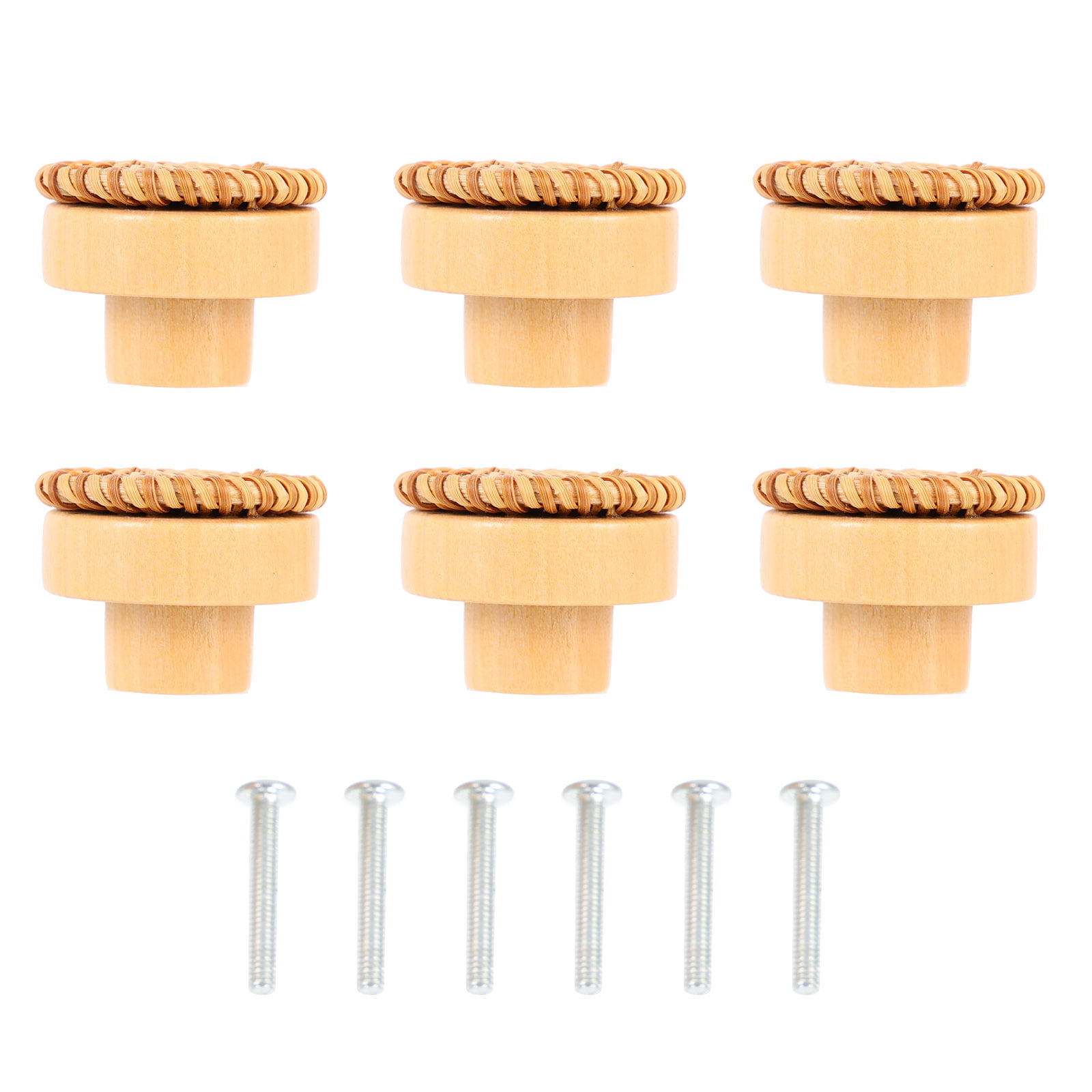 12 Sets Woven Furniture Knobs Cabinets Dresser Handles Pulls Cabinet ...