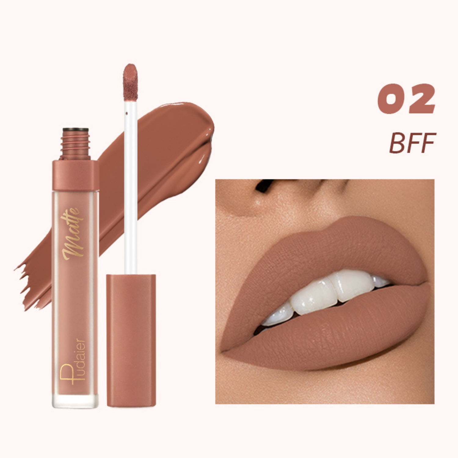 12-Shade Matte Liquid Lipstick Velvety Mousse Long-Lasting Non-Sticky ...