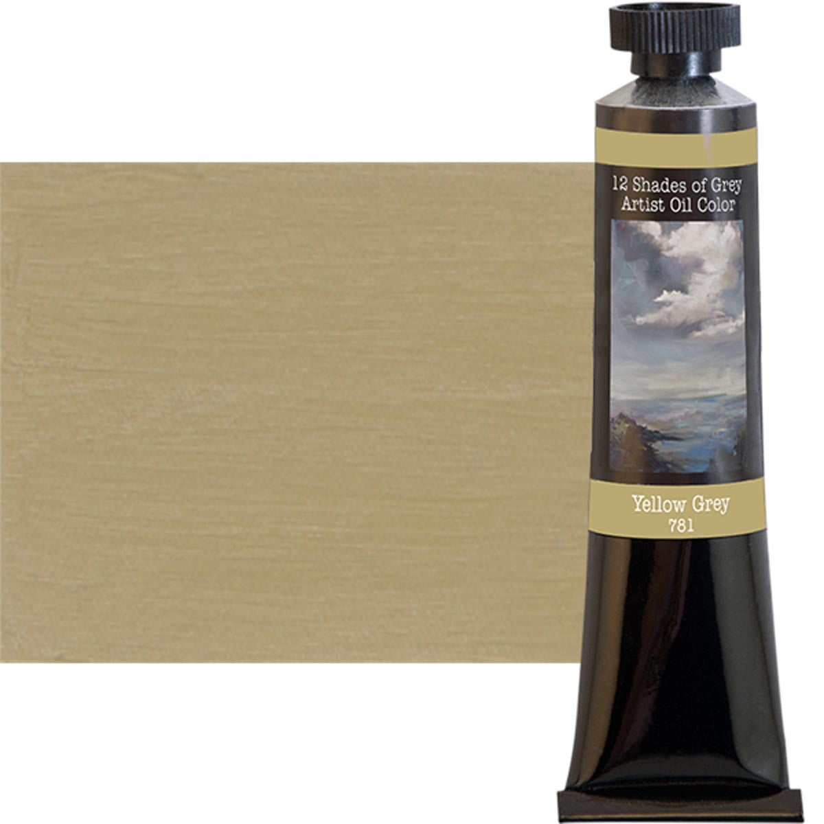 12 Shades of Grey Artist Oil Colors, Single 50ml Tube, Yellow Grey ...