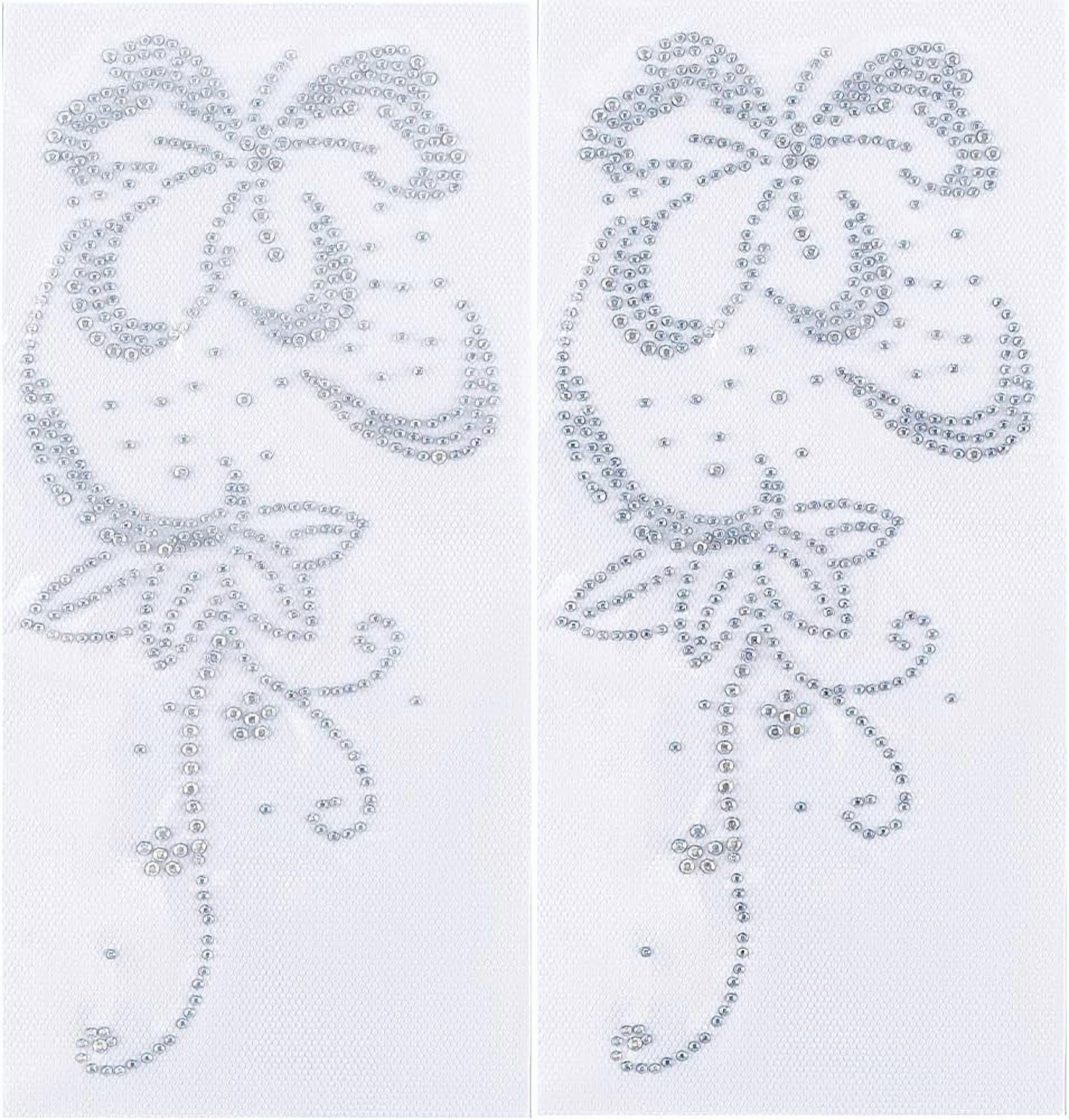 12 Sheet Rhinestone Decals Iron on Flat Round Glass Hotfix Heat ...