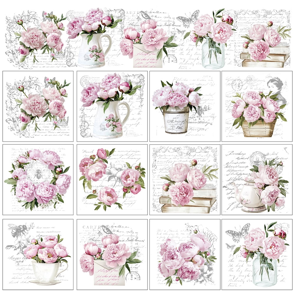 12 Sheets 12 Style PVC Stickers Heat Transfer Film for Window ...