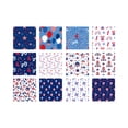 12 Sheets 15cm Patterned Paper Pack for Crafting Scrapbooking and ...