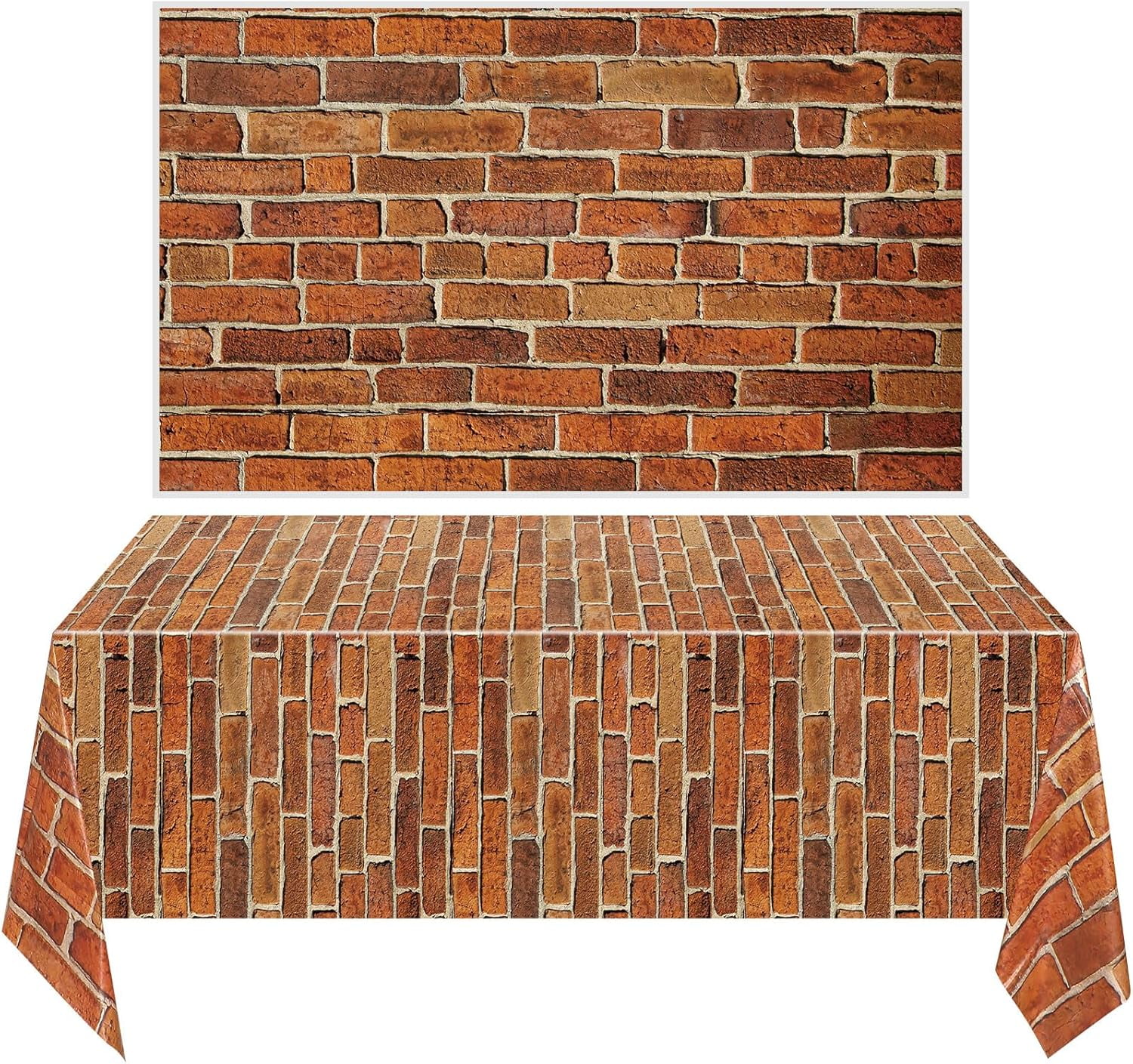 12 Sheets 4.5 x 9 Feet Brick Stone Wall Backdrop Tablecloths Medieval ...