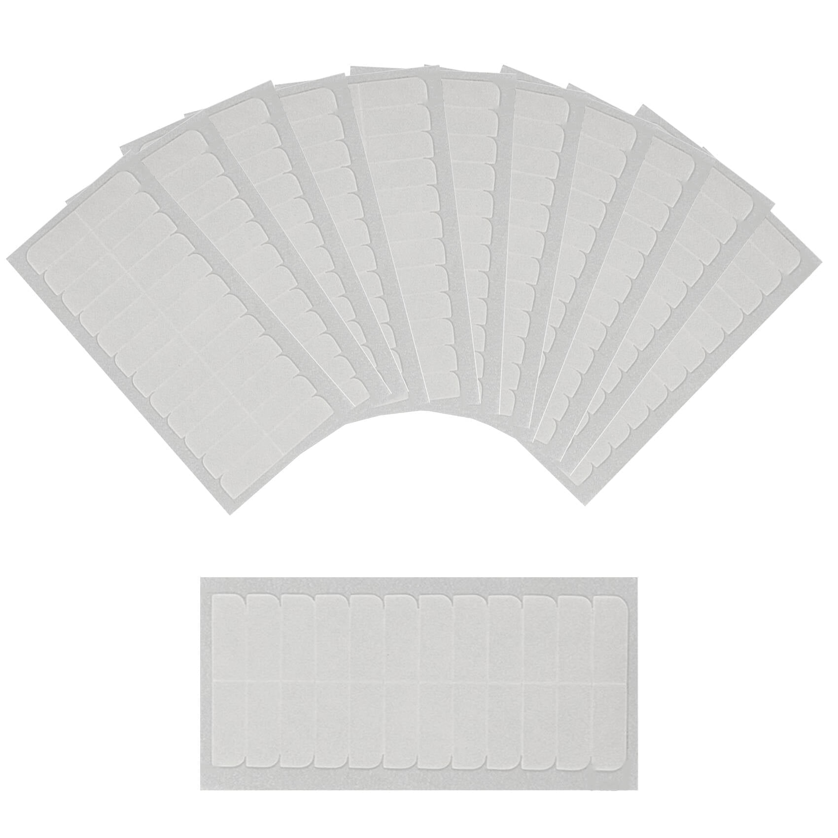 XIANEWS 12 Sheets C-Shaped Wig Tape Strips, Waterproof, Sweatproof ...