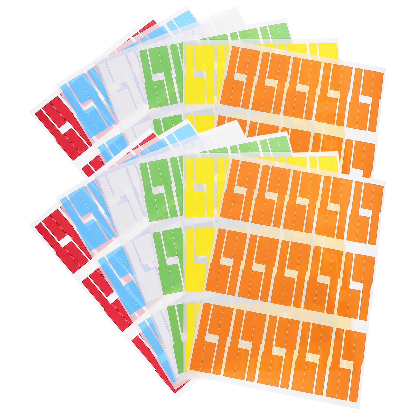 12 Sheets Cable Mark Tags Cable Label Printer Cord Tags Labeling 30 ...