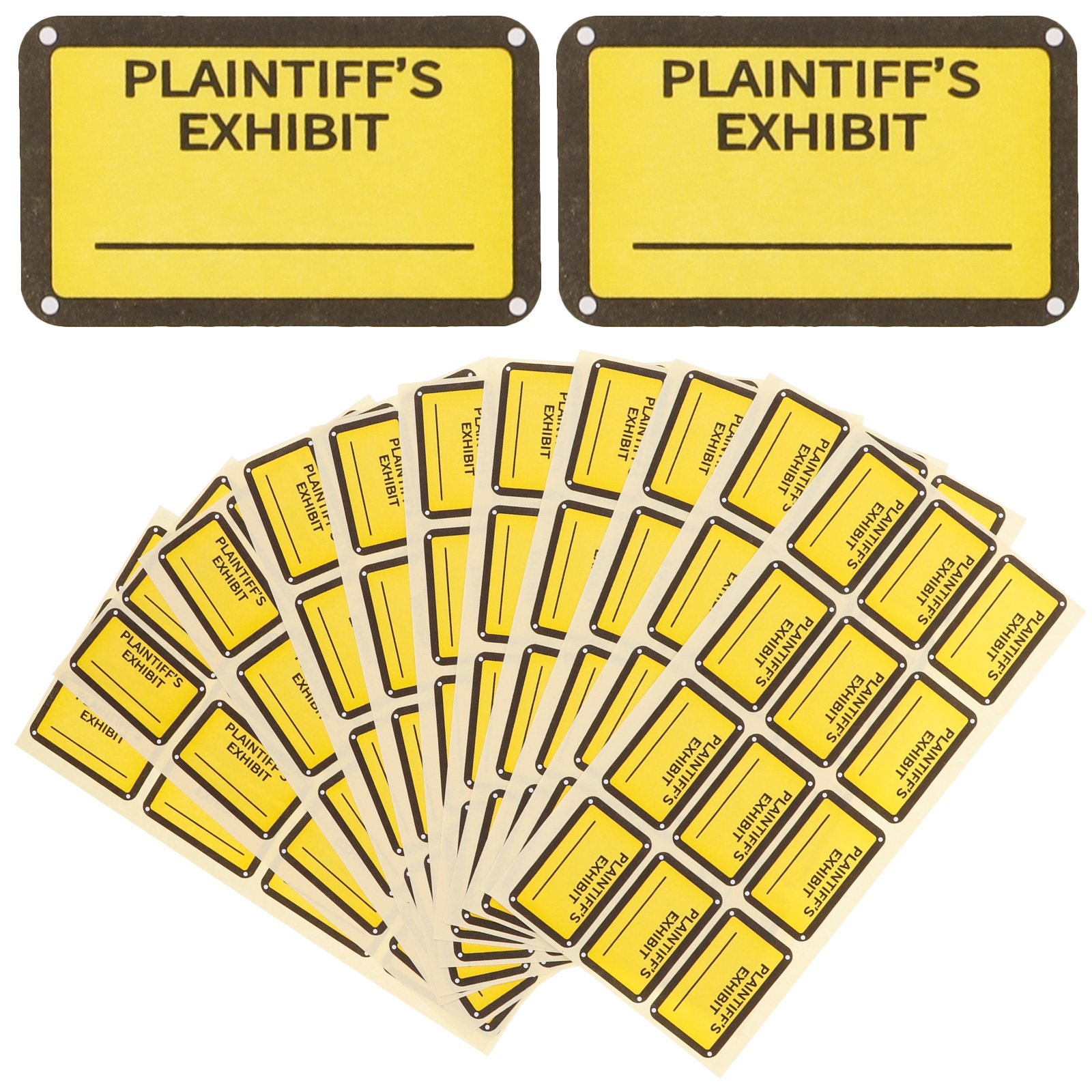 12 Sheets Court Evidence Tags Labels Nail Sticker for Exhibit Coded ...