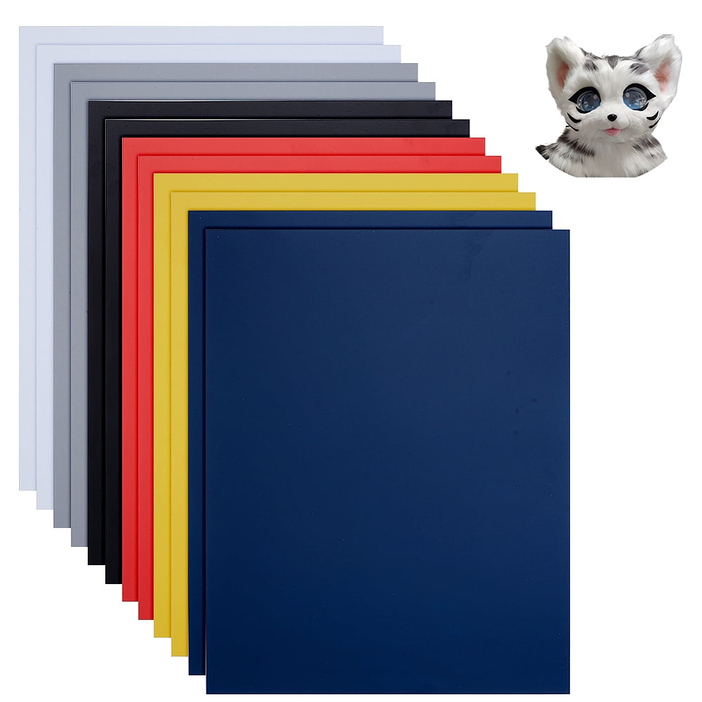 12 Sheets Eye Mesh Fursuit Eyes Mesh 6 Colors 11 x 8.66 Inch PVC ...