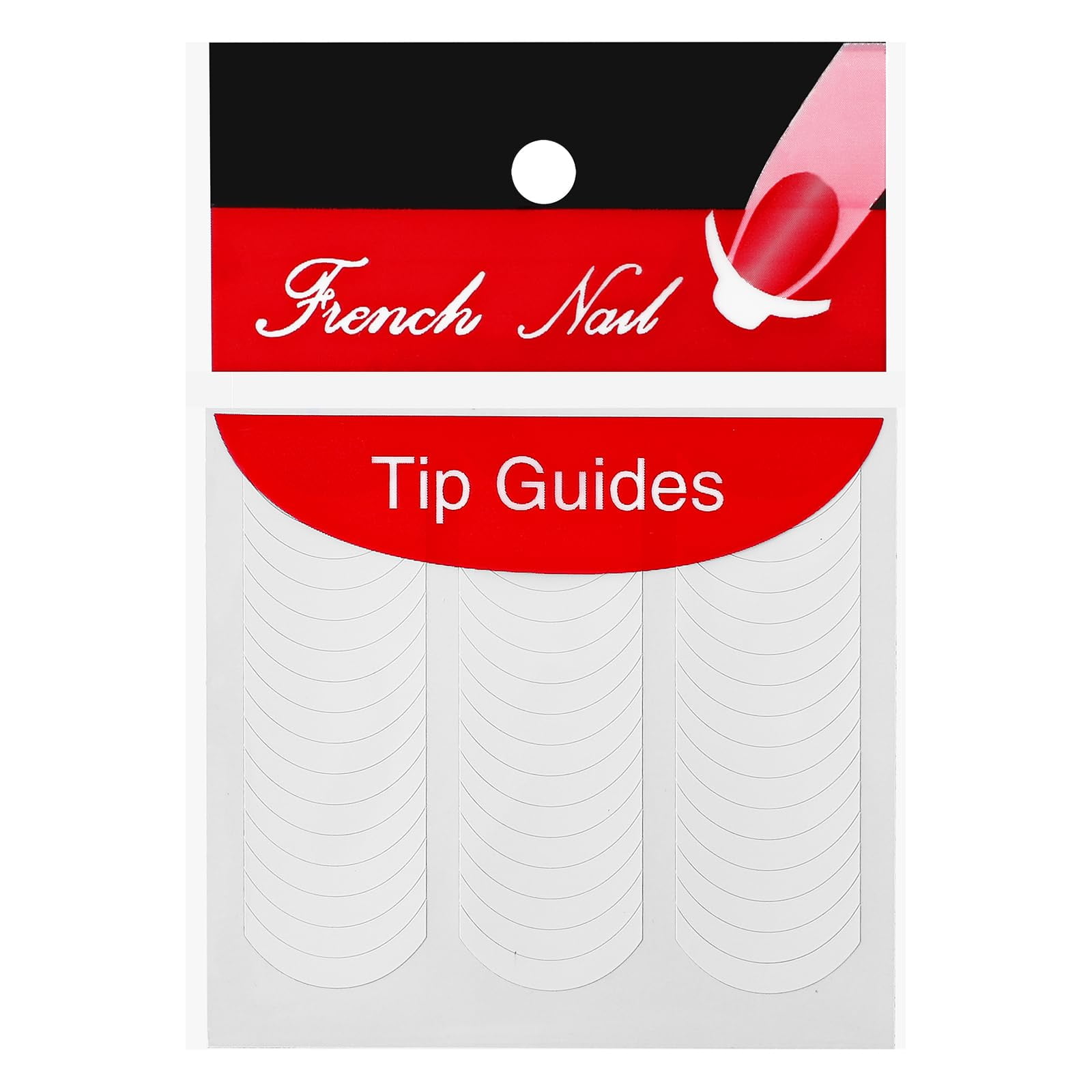 12 Sheets French Tip Guide French Manicure Strips Nail Stickers for ...