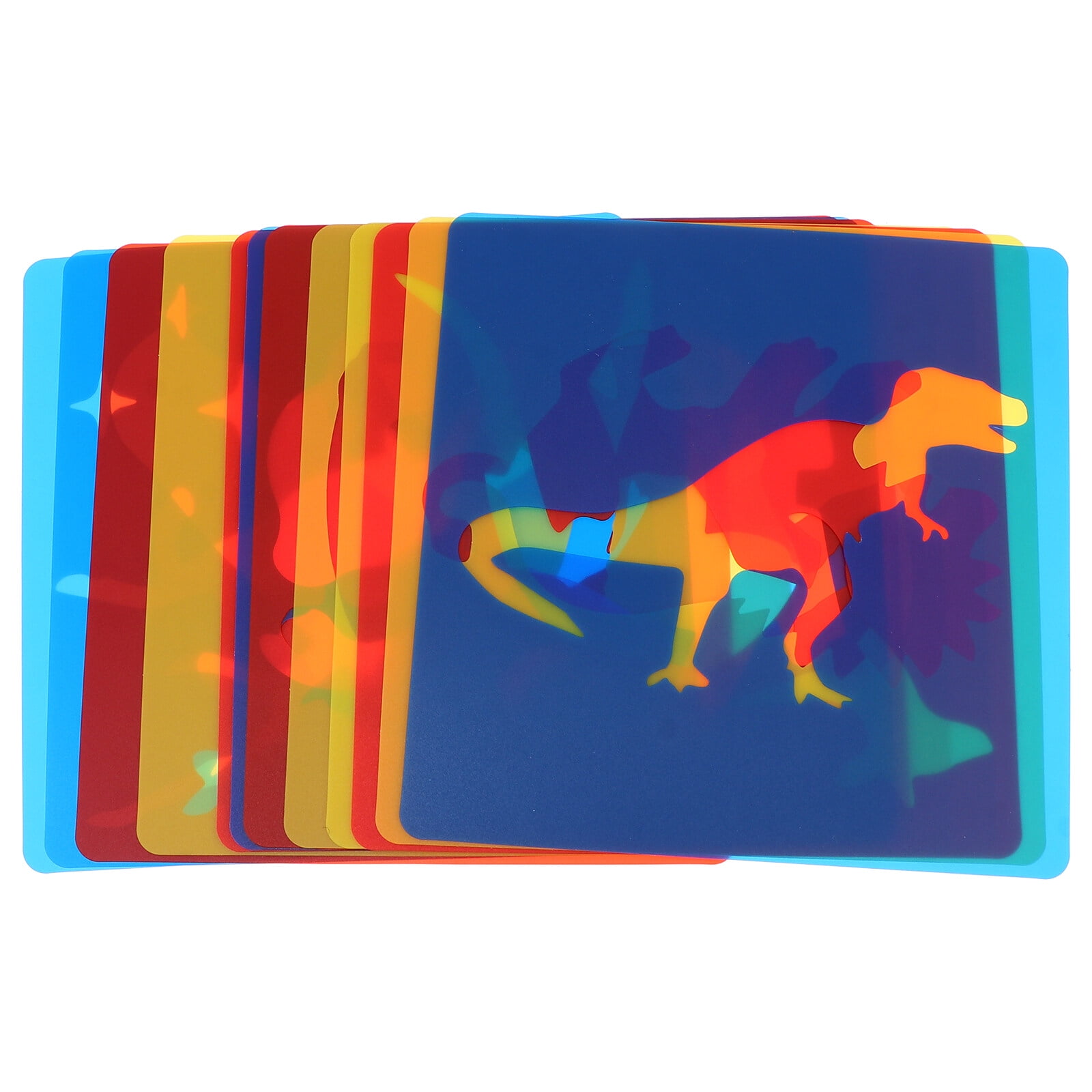 12 Sheets Painting Template Door Stickers Decals Circle Mold and Crafts ...