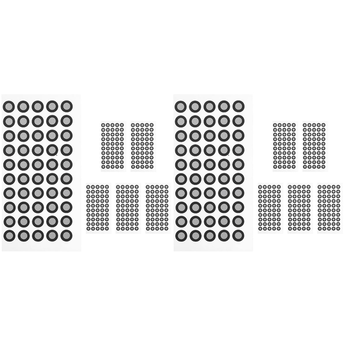 12 Sheets Reference Marker Points Reflective Film Positioning Markers ...