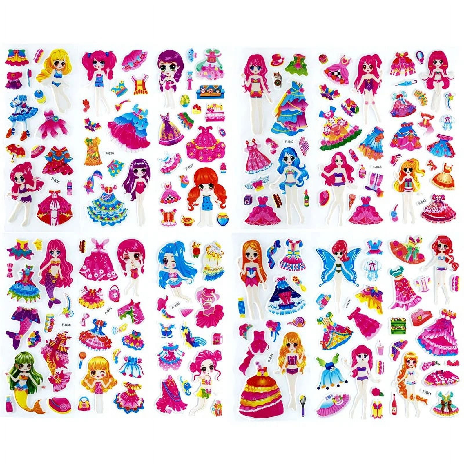 12 Sheets/Set 3D Dinosaur Stickers for Kids Toys Home Wall Decor ...