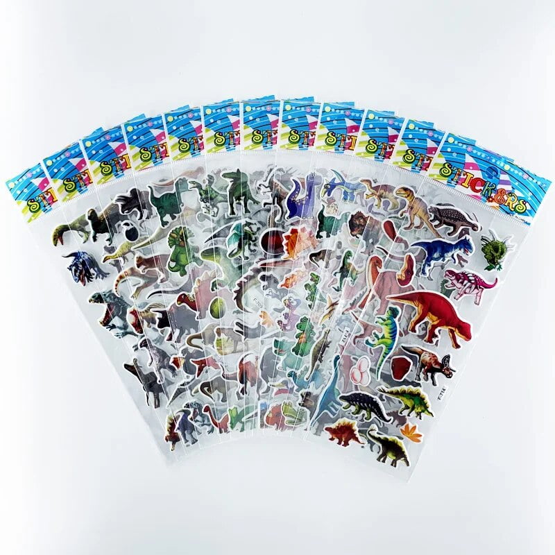 12 Sheets/Set Racing Car Sports Cars Style 3D Puffy Bubble PVC Sticker ...