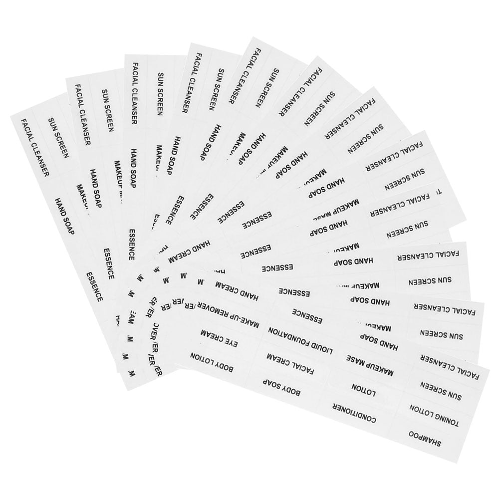 12 Sheets Stickers Tank Minnow Trap Shampoo Pet Tanks Travel - Walmart.com