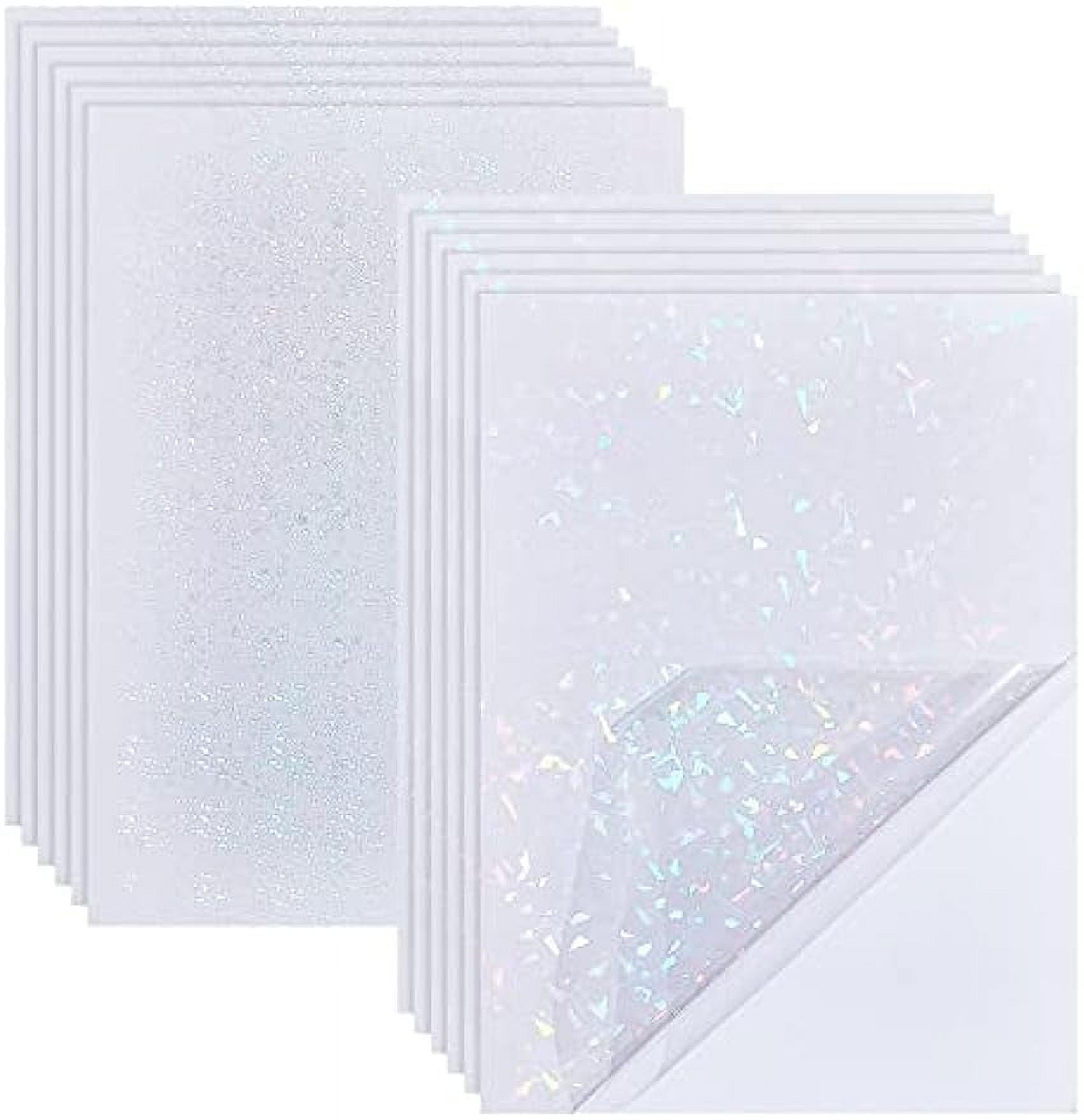 12 Sheets Transparent Holograic Laminate Sheets 2 Types Colorful ...
