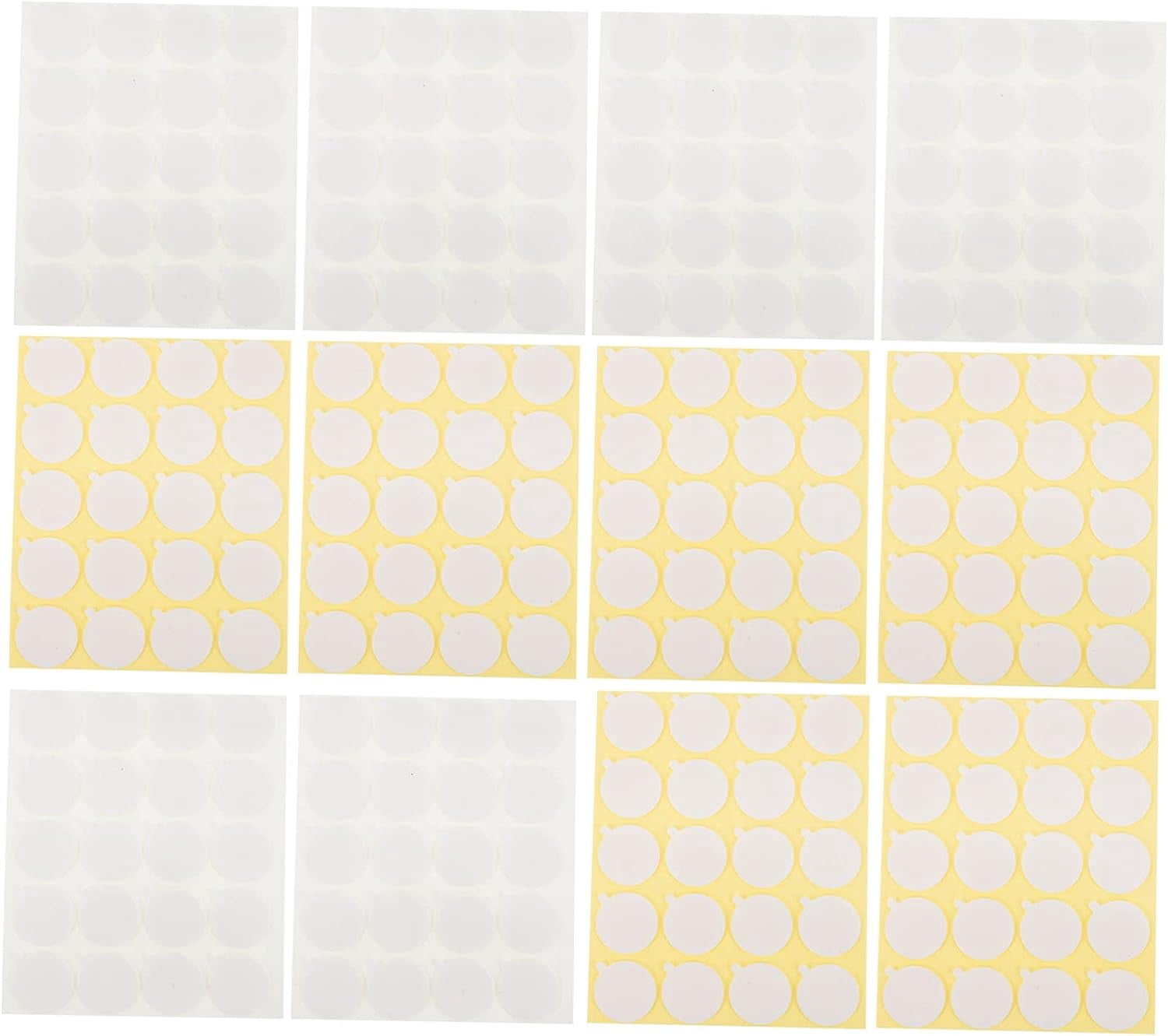 12 Sheets Wick Stickers Dot Tape Double Sided Removable Tape Adhesive ...