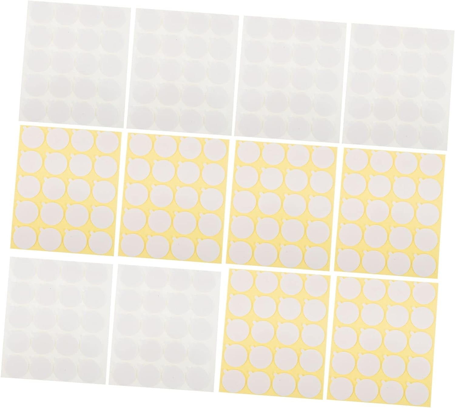 12 Sheets Wick Stickers Transparent Tape Dot Tape Removable Tape Wicks ...