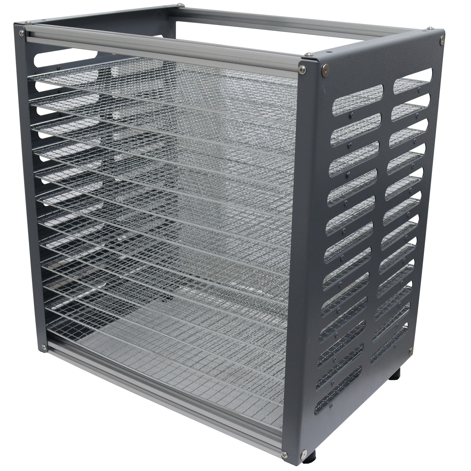 12 Shelves Desktop Drying Rack Adjustable Height 16.14"*11.81" for Art ...