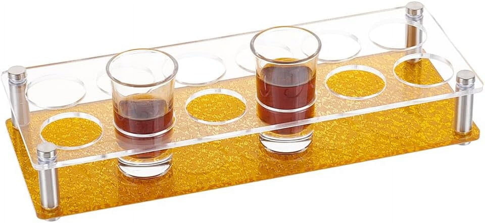 12 Shot Glass Tray Holder Acrylic Shot Glasses Holder Wine Glass Cup ...