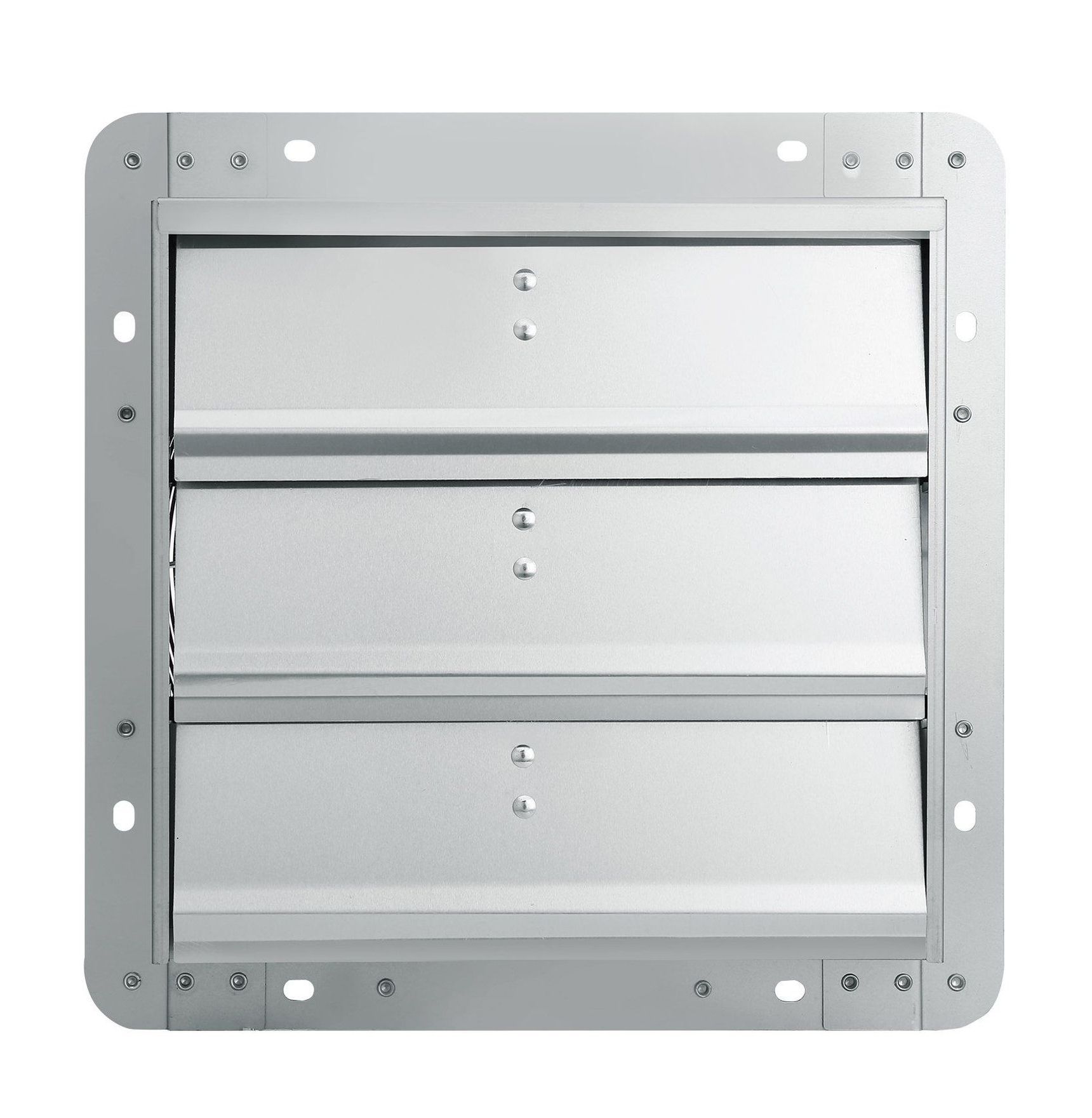 12'' Shutter Exhaust Fan 1000 CFM, High-Speed Aluminum Wall Mount Attic ...
