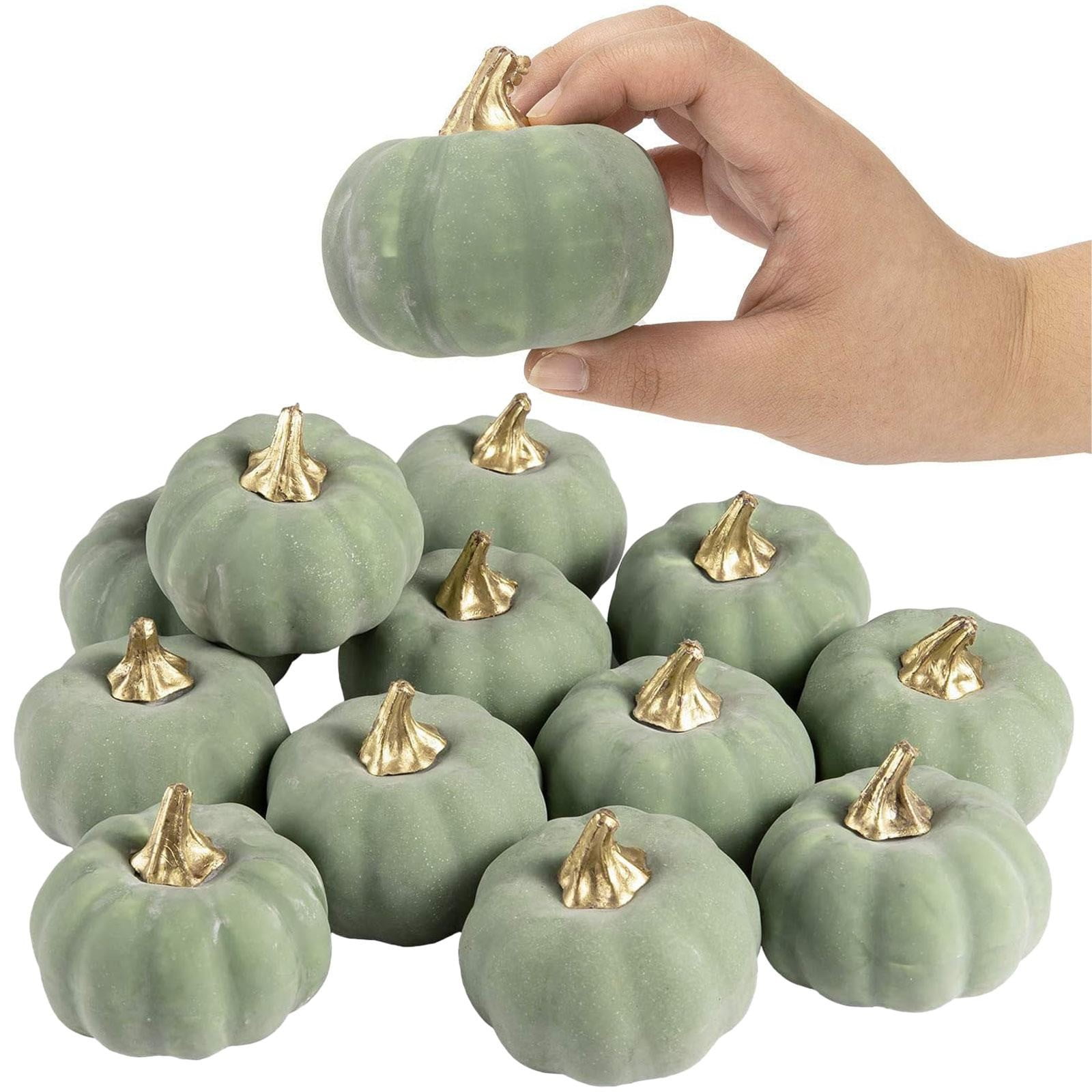 12*Simulated Pumpkins,12 Pcs Artificial Pumpkins Pumpkin Fall Decor For ...