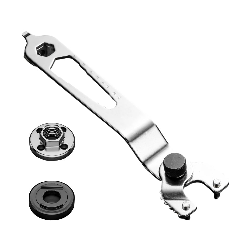 12 Size Adjustable Angle Grinder Spanner Tool High Strength Steel Multi ...