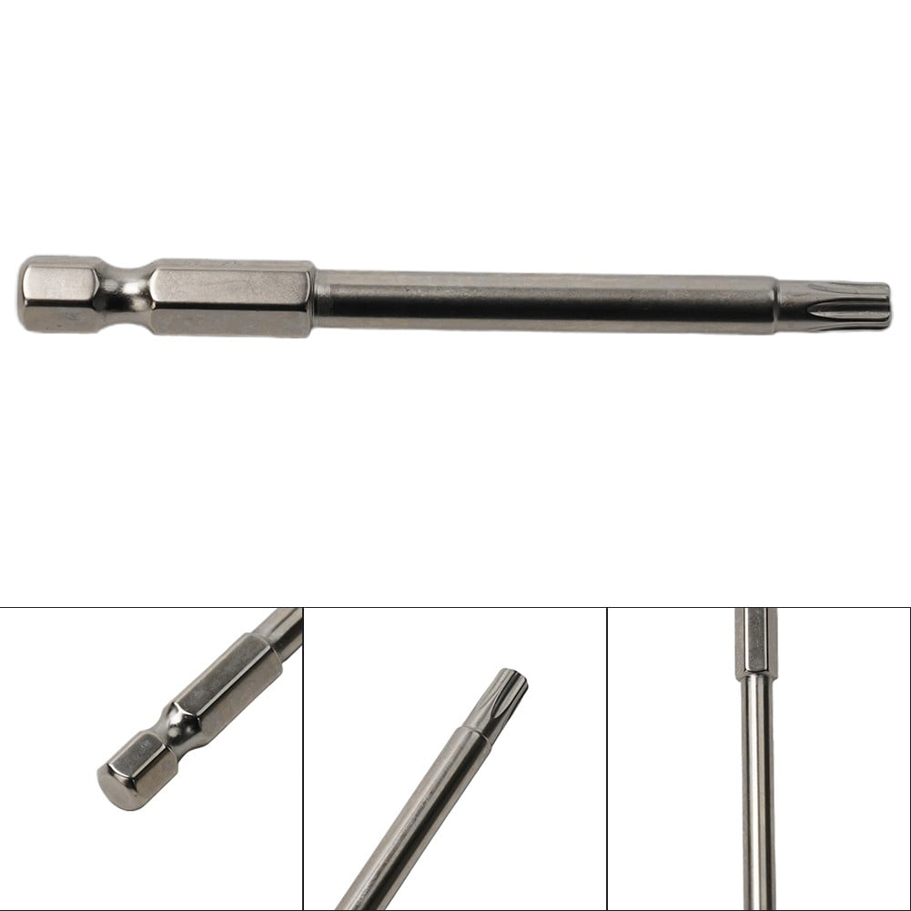 12 Sizes 1PC 1/4\\\\\\\" Hex Driver Bit Tamper Proof Security Drill Magnetic Bit Hollow Torx ...