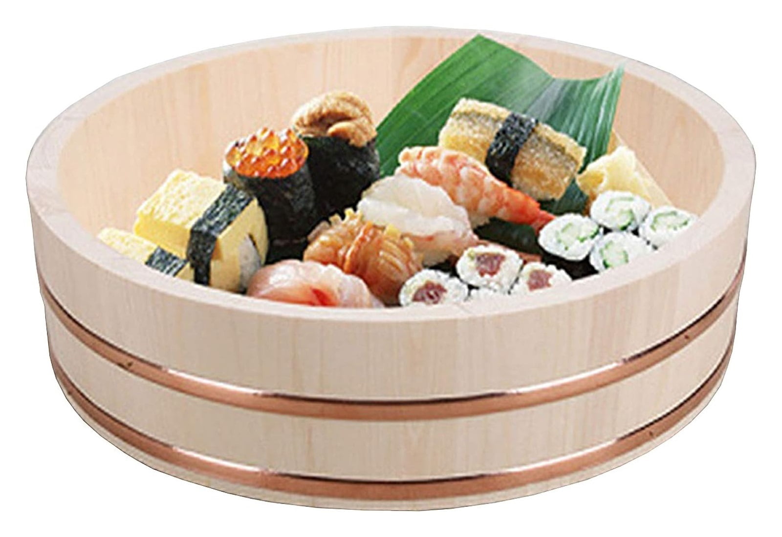 12 Sizes Wooden Sushi Rice Bowl Japanese Hangiri Sushi Oke Sushi Rice ...