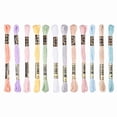 12 Skeins Embroidery Floss Polyester Embroidery Threads Bracelets ...
