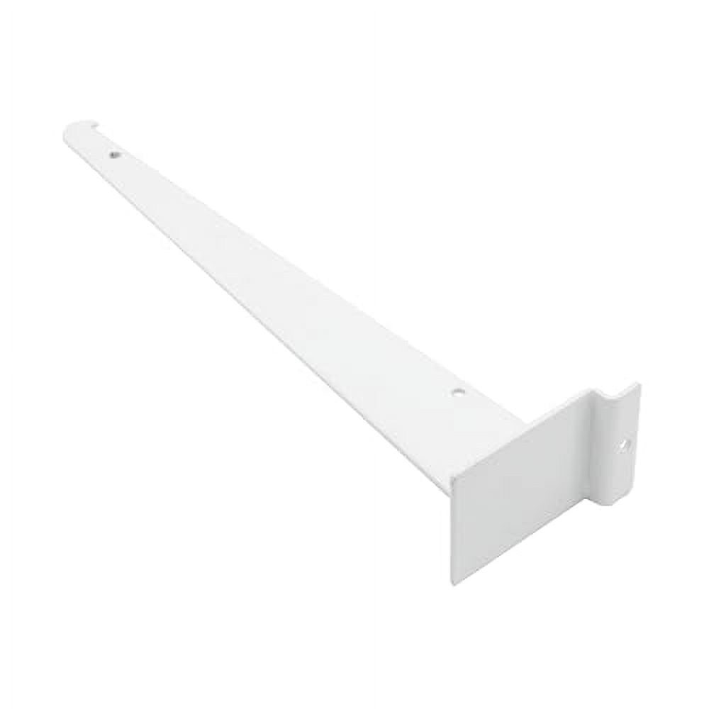 12" Slatwall Shelf Bracket - White - (Holds 30lbs) - Pack of 10 ...
