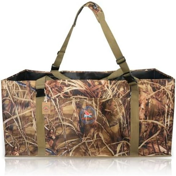 12-Slot Duck Decoy Bag, Durable Waterfowl Hunting Gear with Camouflage ...