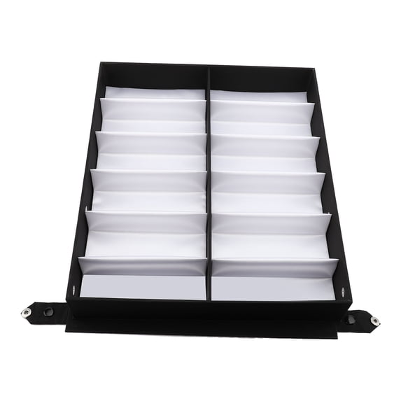 12-Slot Velvet Eyeglasses Storage Box with Snap Lid - MDF Sunglasses ...