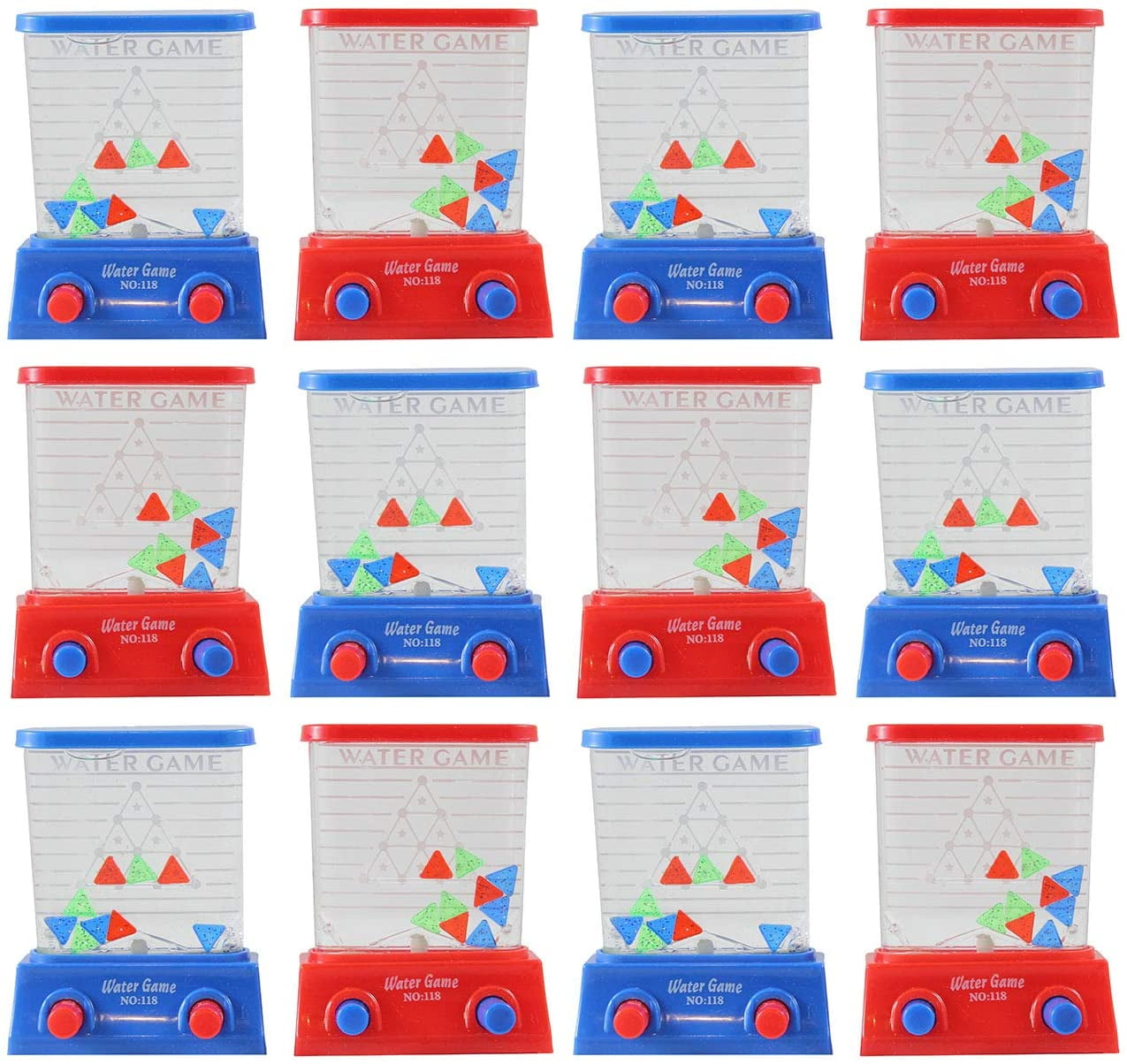 12 Small Water Games Triangle Challenge - Push Button to Put Triangles ...