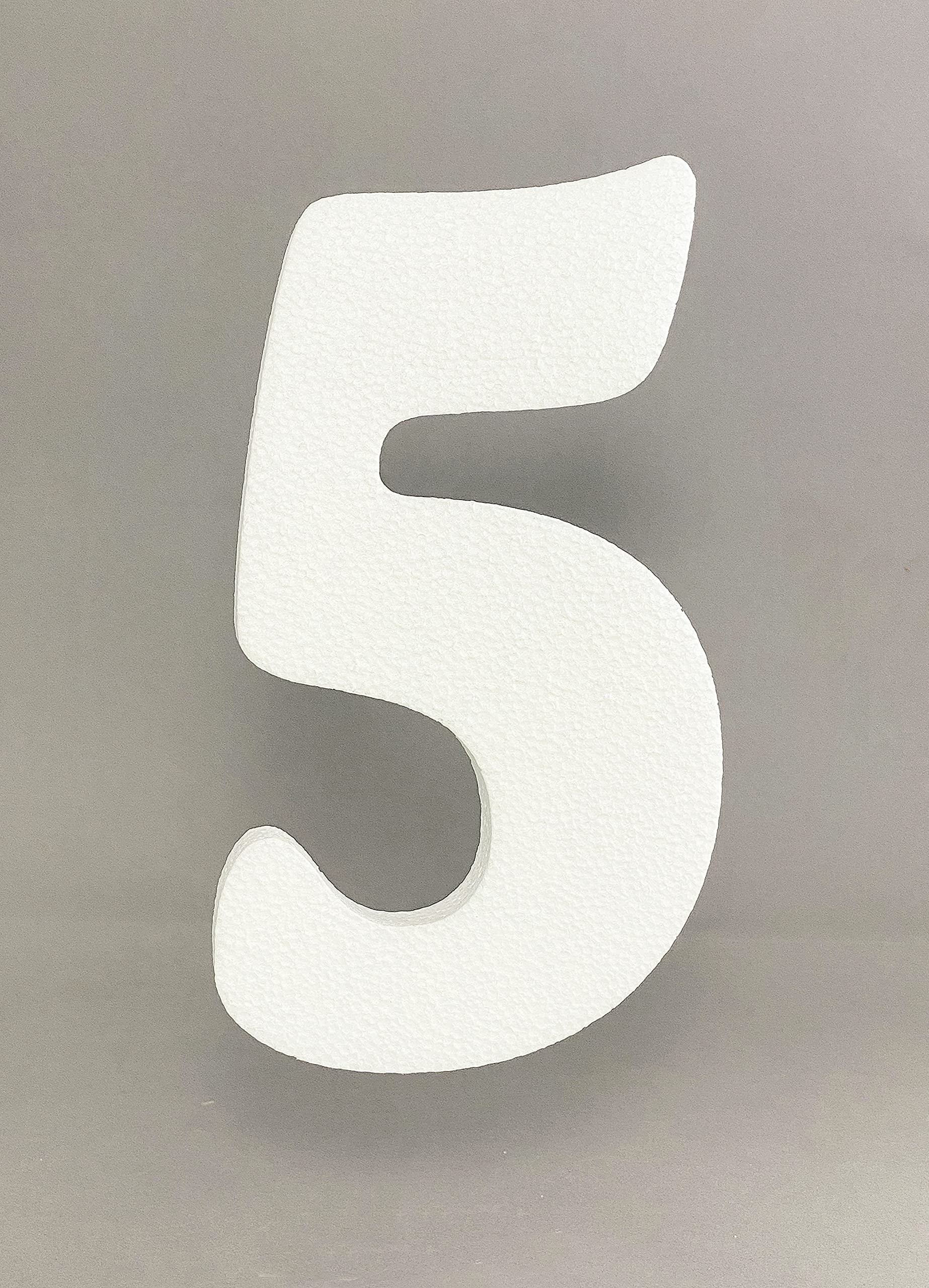 12" Smooth EPS Foam Letters Alphabet Numbers for Crafts Party Signs ...