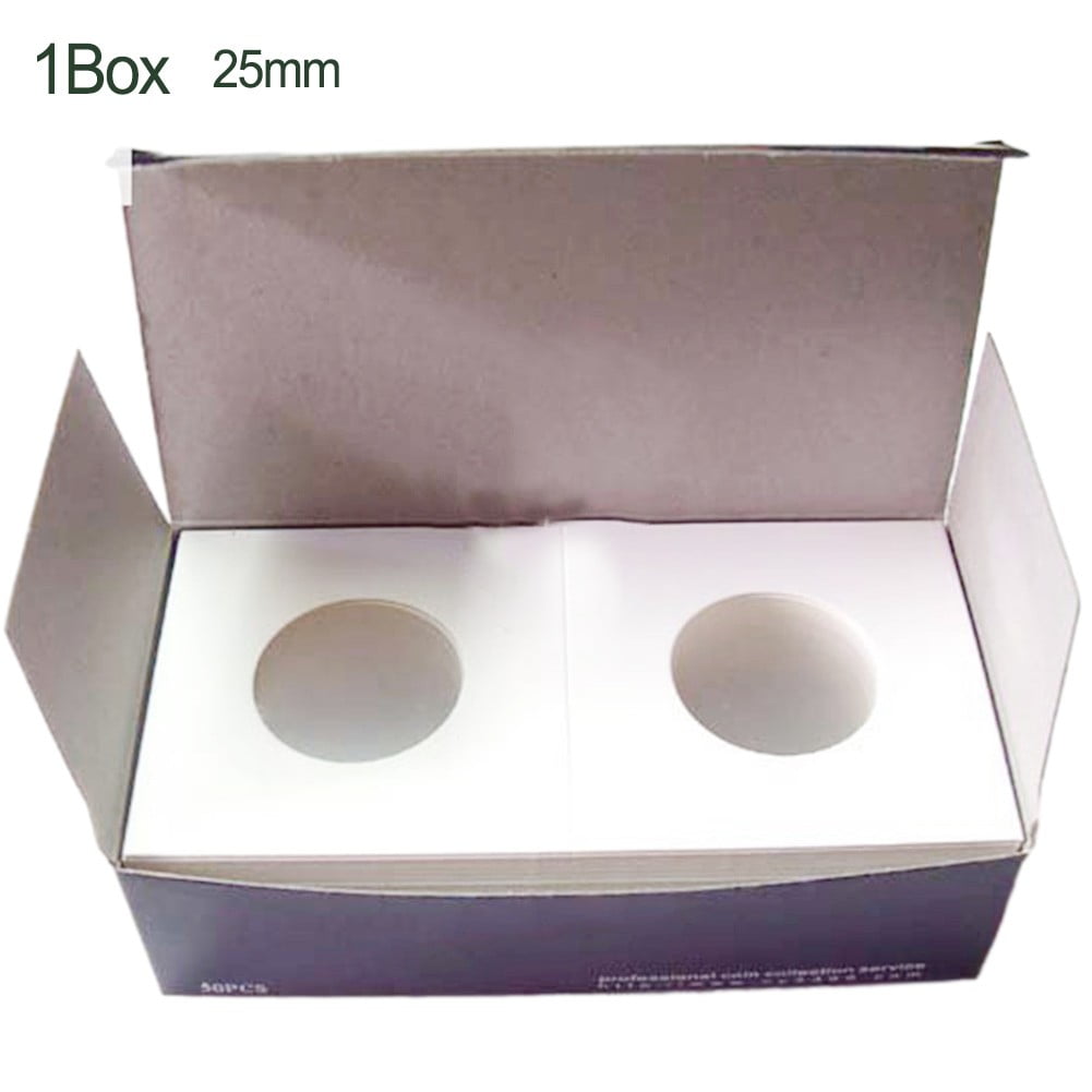 12 Specifications Coin Holders Stamp Coin Storage Square Cardboard Box ...
