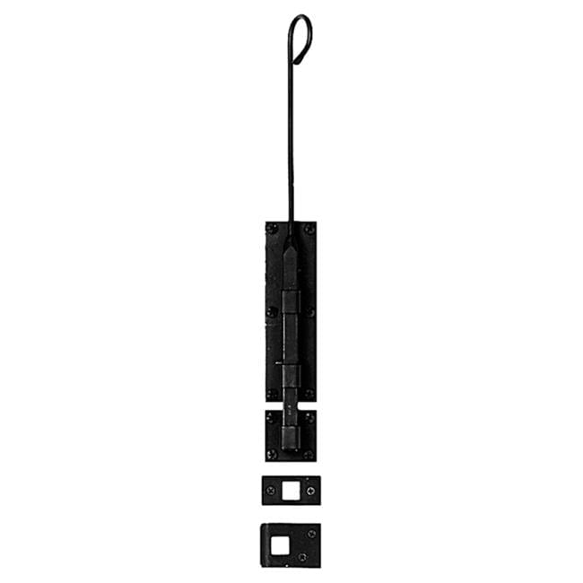 12'' Spring Loaded Cane Bolt - Black - Walmart.com