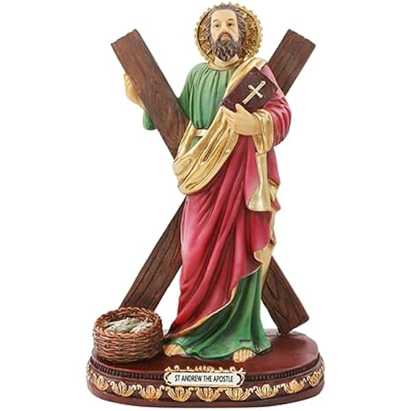 12" St. Andrew The Apostle Statue - Walmart.com