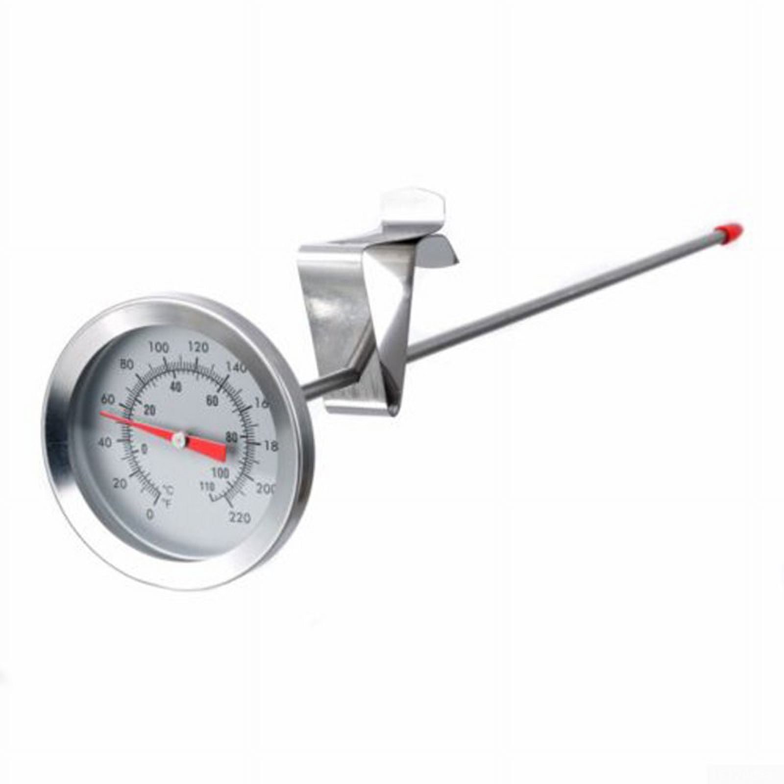 12" Stainless Steel Brew Kettle / Mash Dial Homebrew Probe Thermometer ...
