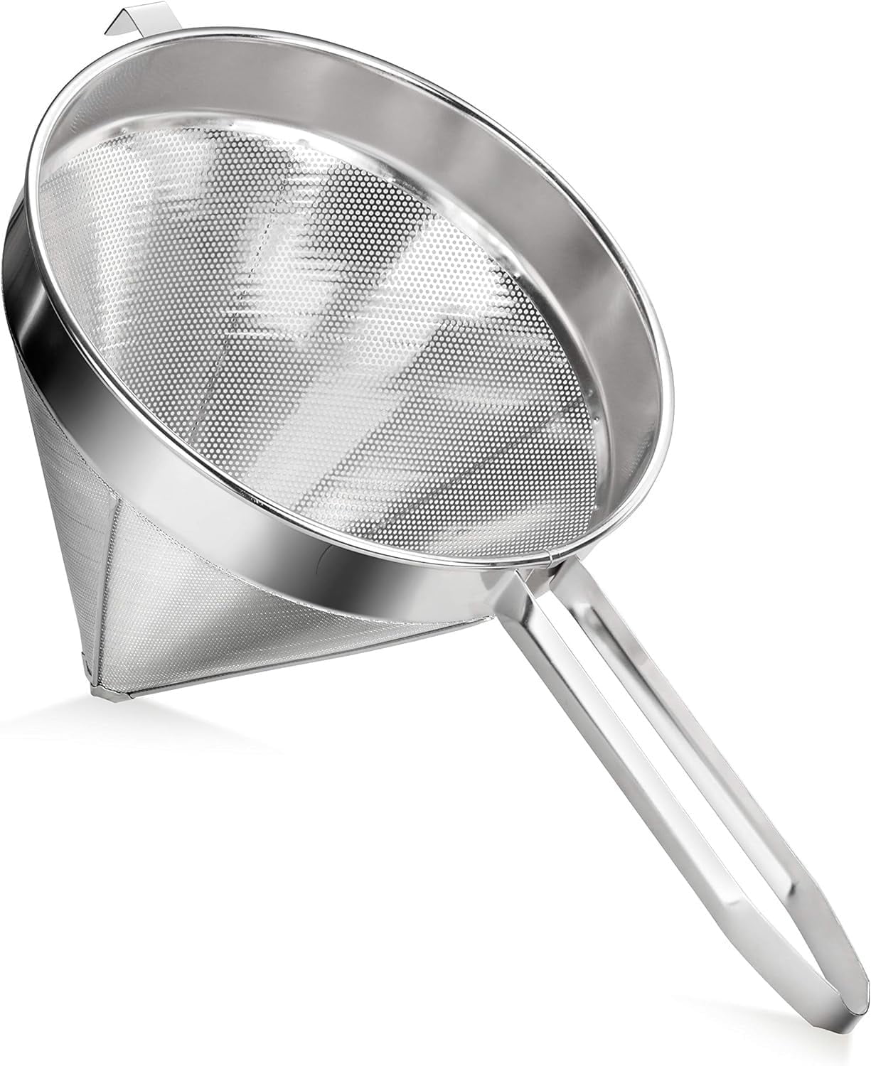 12" Stainless Steel China Cap Strainer Fine Mesh- Cone Shaped Strainer ...