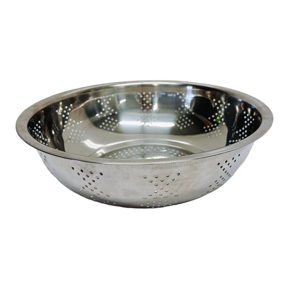 12" Stainless Steel Colander with Handle, Food Strainer Basket,Colander ...