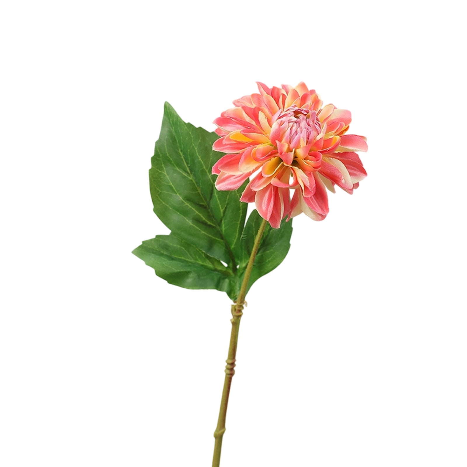 [12 Stems] 12.6" Realistic Artificial Dahlia Silk Flowers Bulk Pack for ...