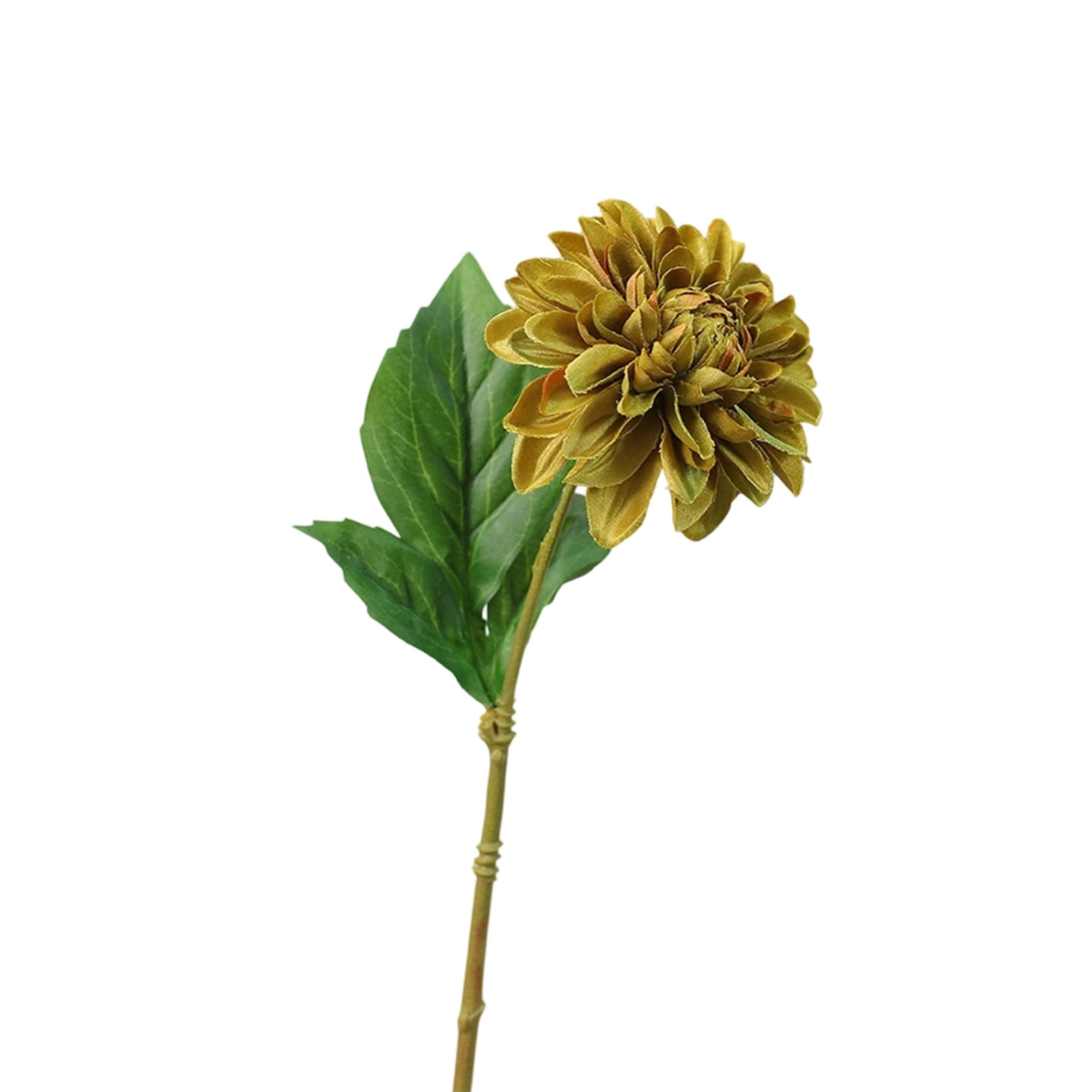 [12 Stems] 12.6" Realistic Artificial Dahlia Silk Flowers Bulk Pack for ...