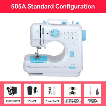 KPCB Small Sewing Machine for Beginners, 12 Stitches with Reverse ...