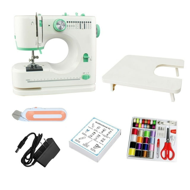 12 Stitches Mini Sewing Machine Multifunctional Household Sewing ...