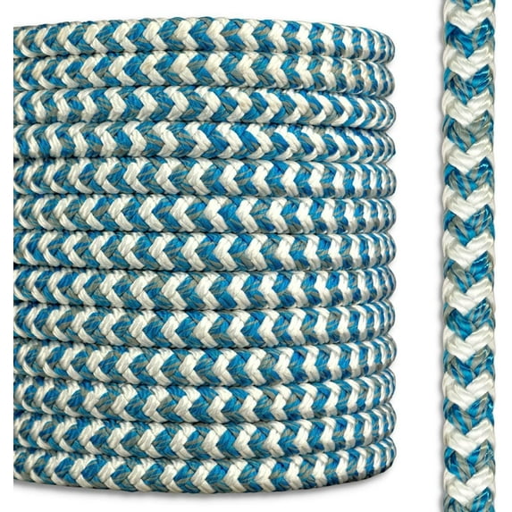 12 Strand Double Carrier Braided Polyester Arborist Bull Rope | Tree ...
