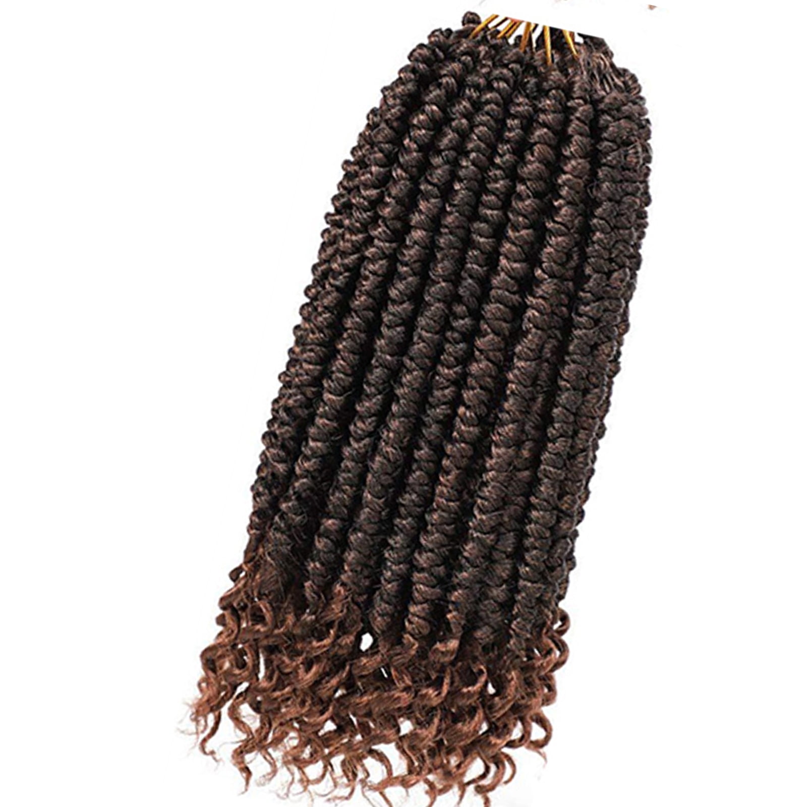 12 Strands Braided Dreadlock Ponytail Hair Braiding Hair Rings Hair ...